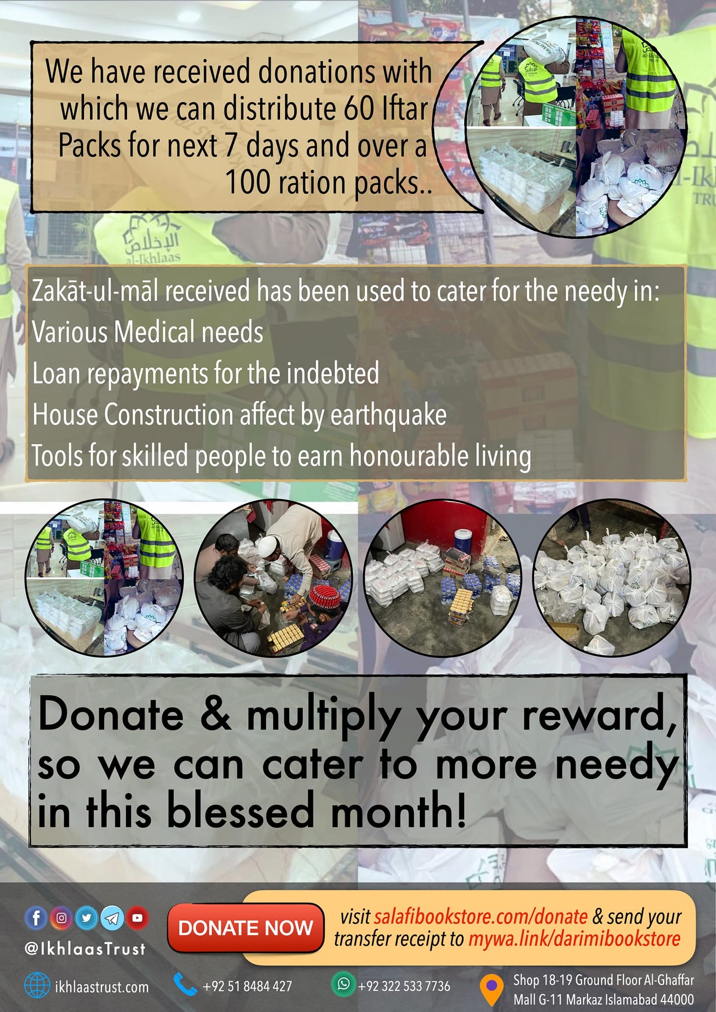 Ramadan Iftar and Ration Packs for the Poor